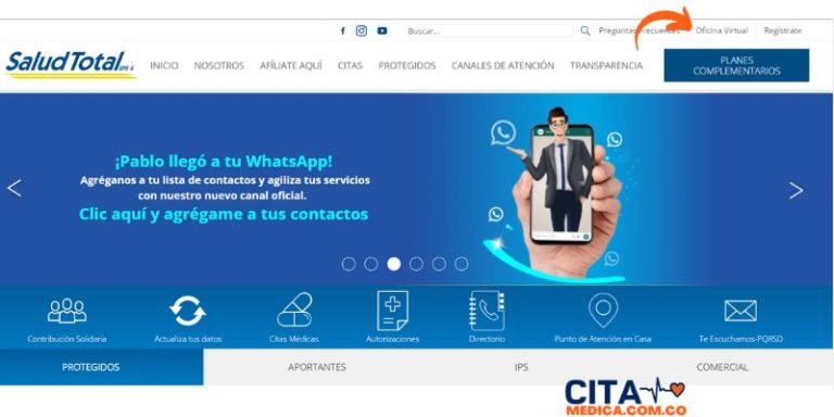 Cita Médica Salud Total EPS 2025 - ¡Agenda tu Cita!
